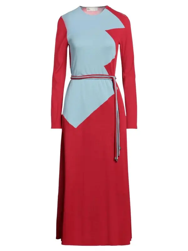 Tory Burch Two-tone Lotus Leaf Skirt - Red