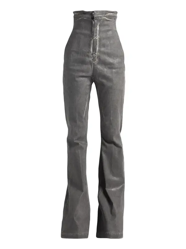 Rick Owens Colorful Stretch Flared Jeans - Grey
