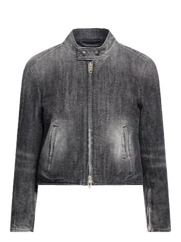Balenciaga Colorful Denim Jacket - Black