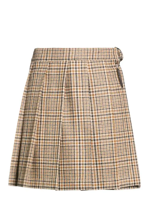 Brunello Cucinelli Tweed Mini Skirt - No