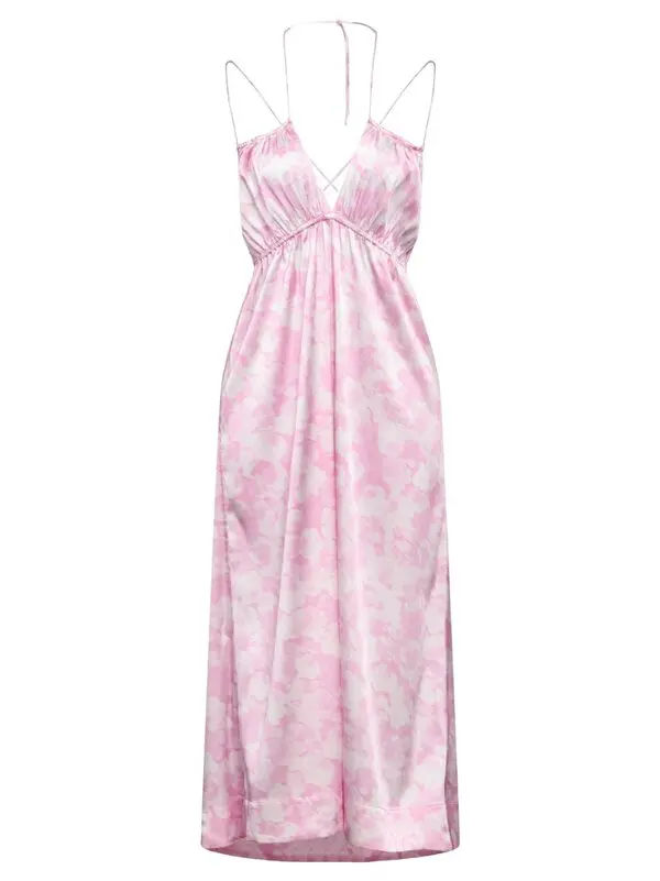 GANNI Midi Dresses - Pink