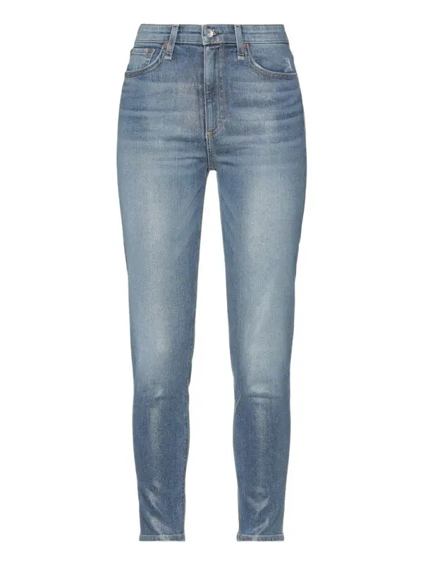 Rag & Bone Ripped Jeans - Blue
