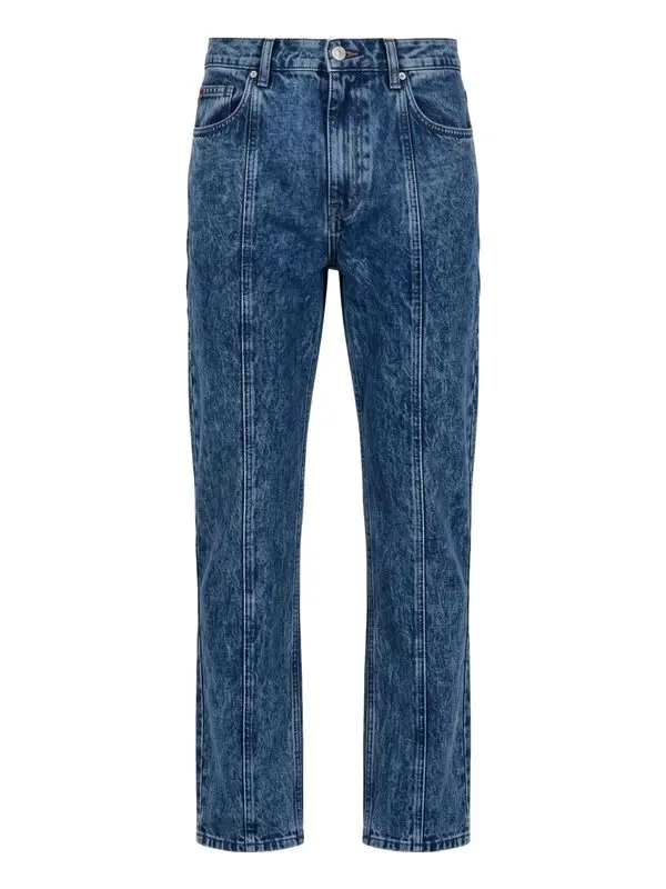 Isabel Marant Étoile Plain Colour Denim Trousers - Blue