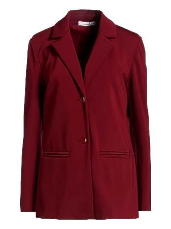 Max Mara Minimalist Singlebreasted Blazer - Red