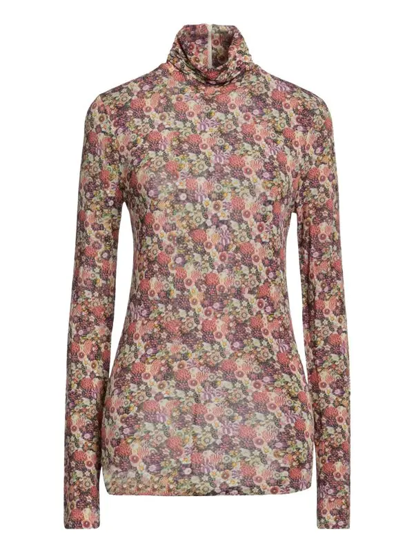 Isabel Marant Étoile Floral-print Turtleneck Top - No