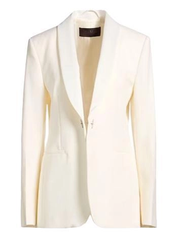 Max Mara Minimalist Longsleeve Blazer - White