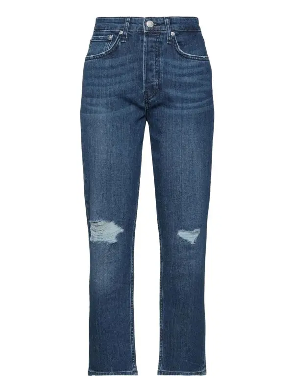 Rag & Bone Mediumblue Straightleg Jeans - Blue