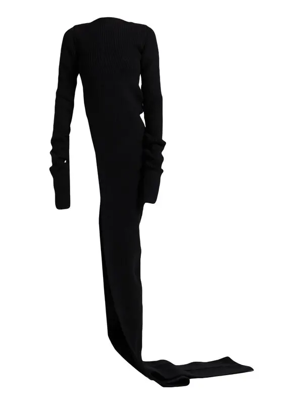 Rick Owens Solidcolor Mediumthick Knit Sweater - Black