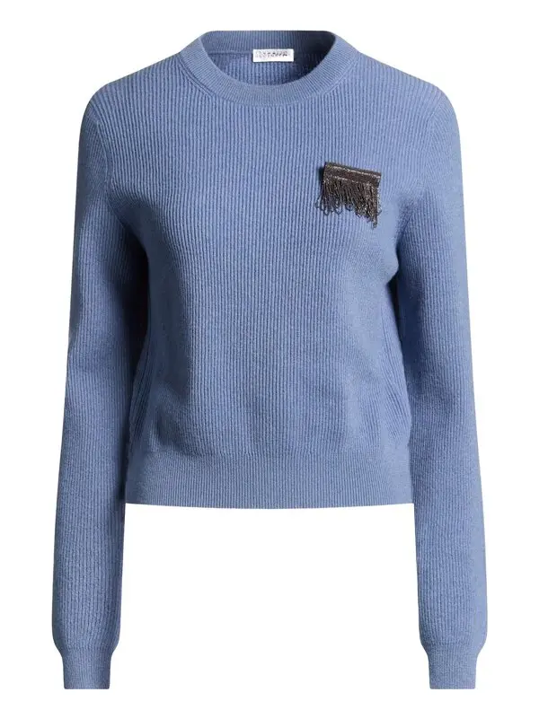 Brunello Cucinelli Cashmere Jumpers - Blue