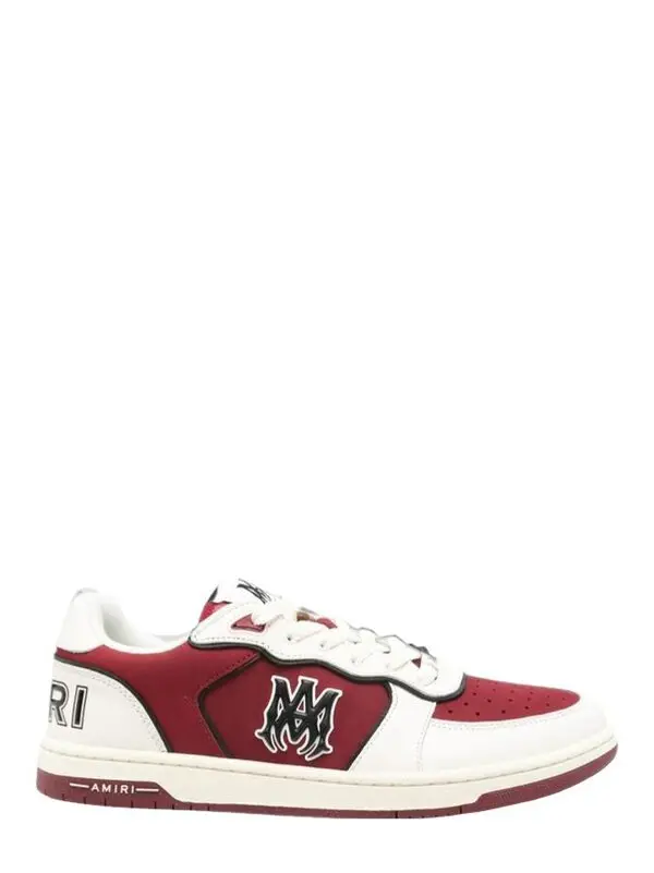Amiri Newport Logo-patch Panelled Sneakers - White