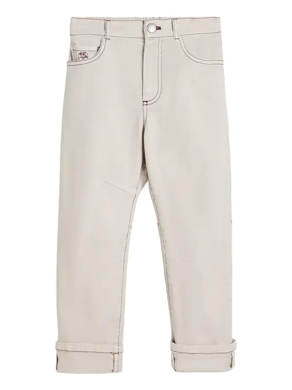 Brunello Cucinelli Straight-leg Trousers - White