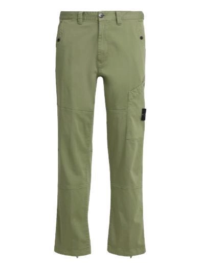 Stone Island Mid-rise Straight-leg Trousers - Green