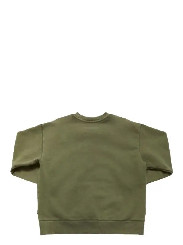 MAISON MARGIELA Ribbedcollar Knit Top - Green