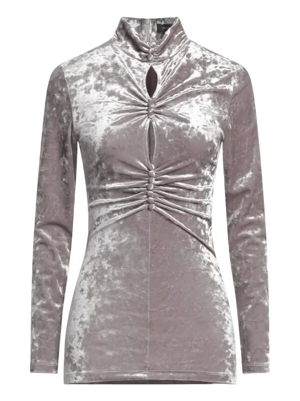 Isabel Marant Étoile Solid-color Corduroy Top - Grey