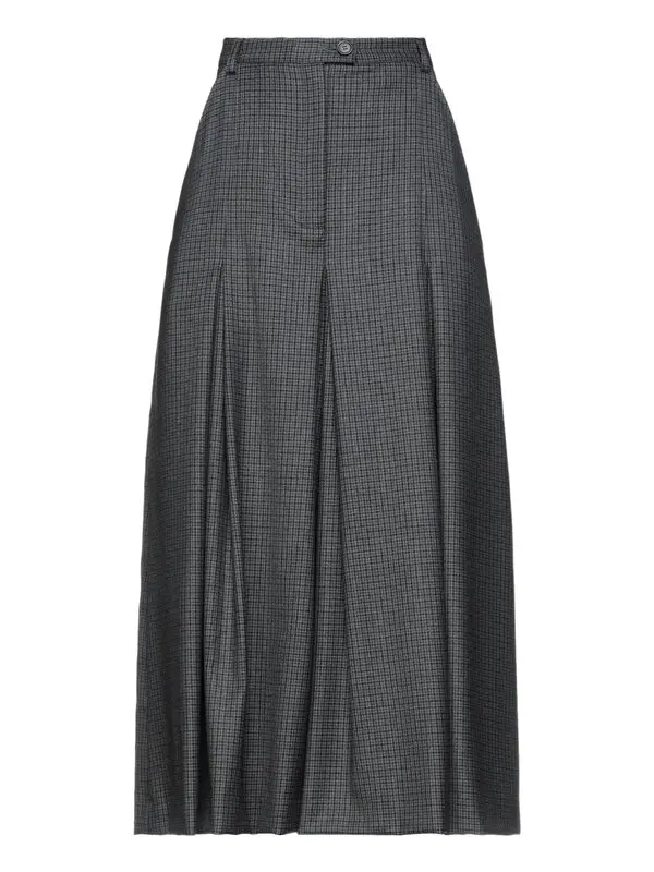 MAISON MARGIELA Plaid Skirt - Black
