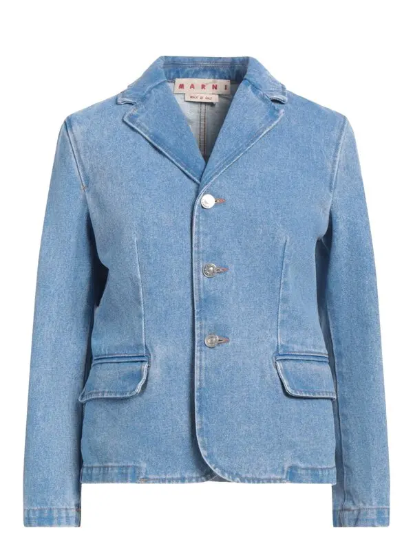 Marni Denim Suit Jacket - Blue