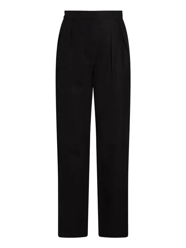 Max Mara Simple Tapered Trousers - Black