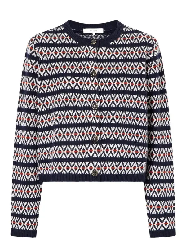 FRAME Casual Cashmere Cardigan - Black