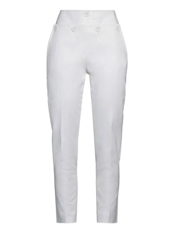 Max Mara Minimalist Solidcolor Shortsleeve Top - White