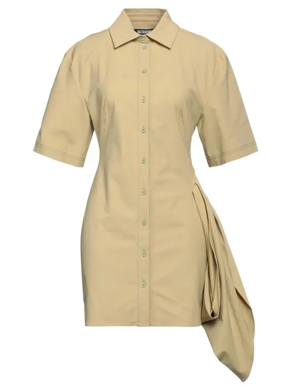 Jacquemus Minimalist Shirt Dress - Green