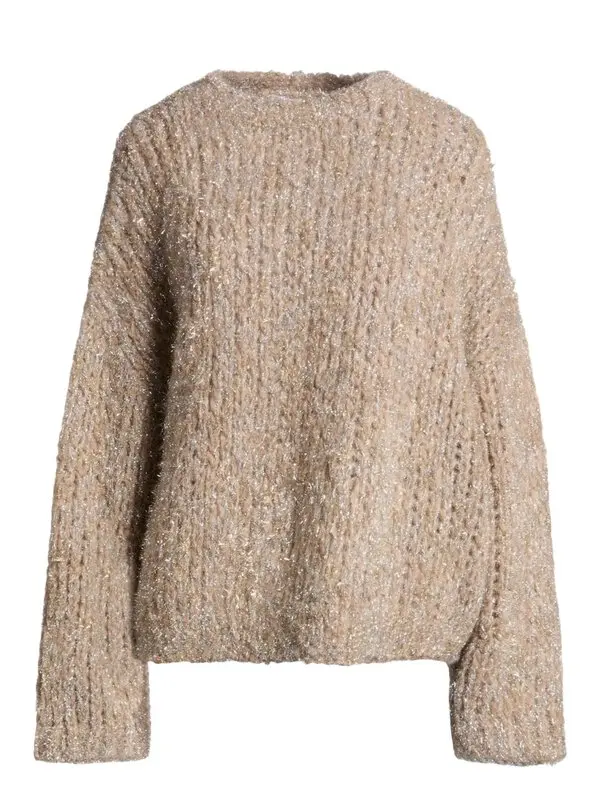 Brunello Cucinelli Metallic Knit Top - No