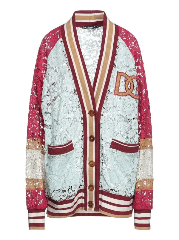 Dolce & Gabbana Multicolour Cardigans - Blue