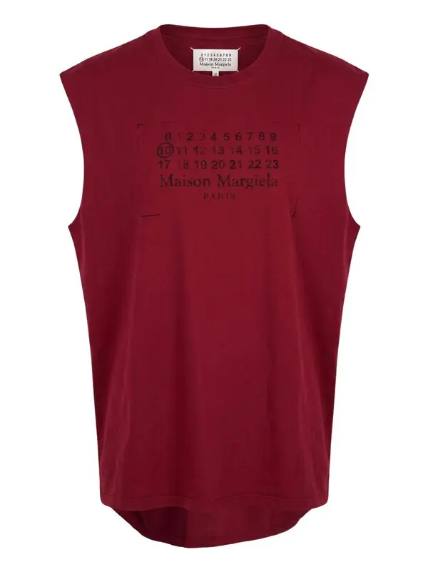 MAISON MARGIELA Printed T-shirt - Red