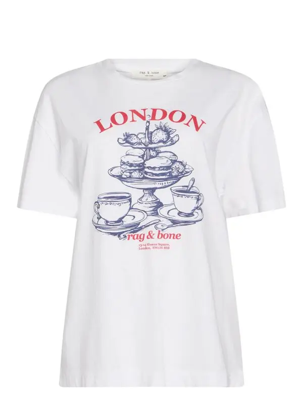 Rag & Bone Printed T-shirt - White
