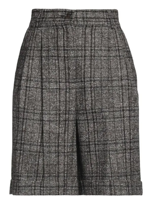 Dolce & Gabbana Plaid Shorts - Brown
