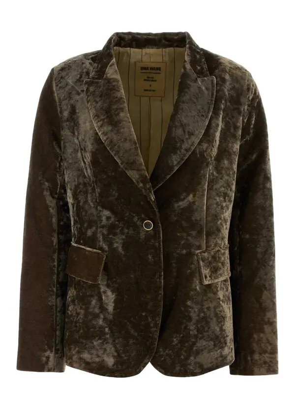 UMA WANG Single-breasted Suit Jacket - Black