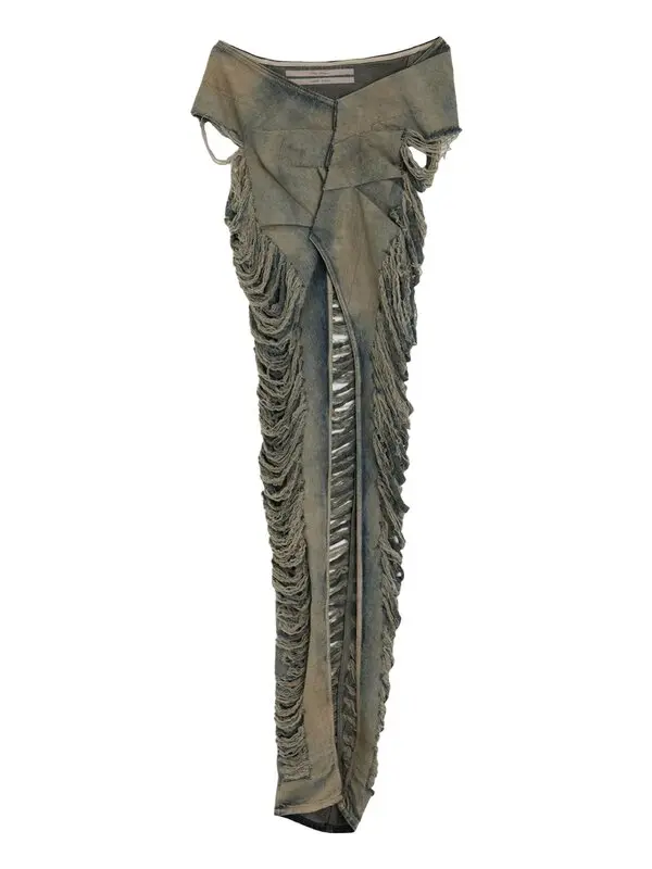 Rick Owens Denim Skirts - Black