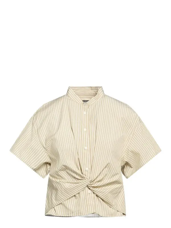 Rag & Bone Striped Short-sleeve Shirt - Green
