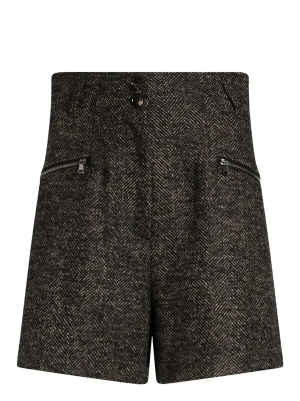 Max Mara Shorts Bermuda - Black