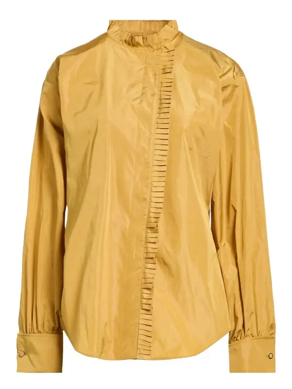 Max Mara Solid Colour Shirts Blouses - Yellow