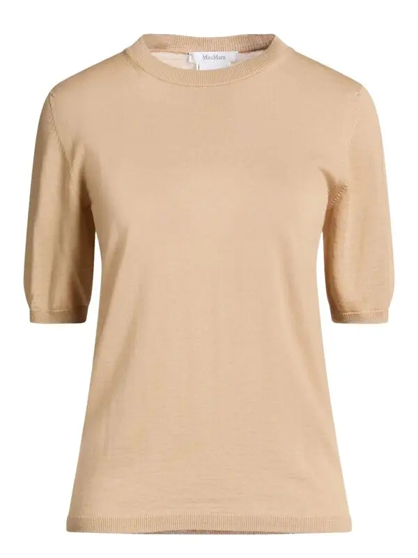 Max Mara Wool Short Sleeve Pullover - No