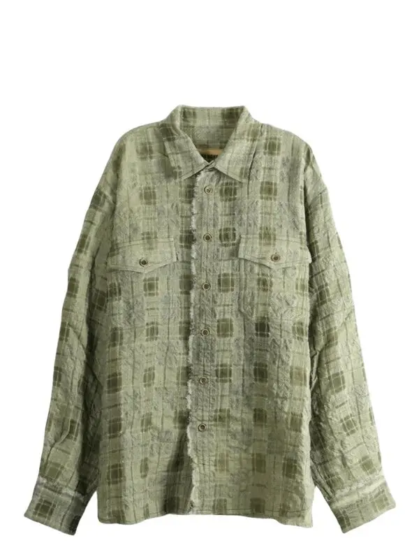 UMA WANG Long-sleeved Shirt - Lightgreen