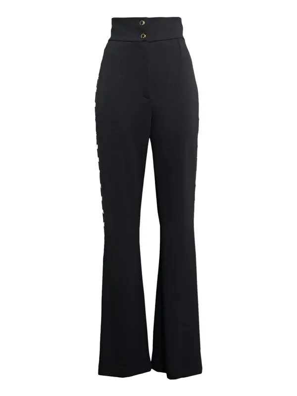 Dolce & Gabbana Flared Casual Trousers - Black