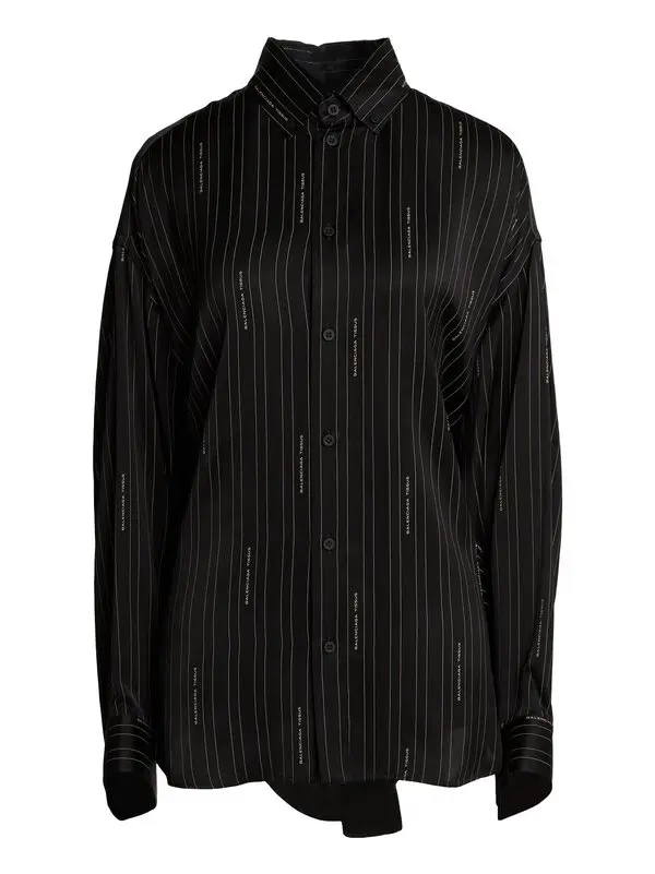 Balenciaga Oversize Shirts - Black