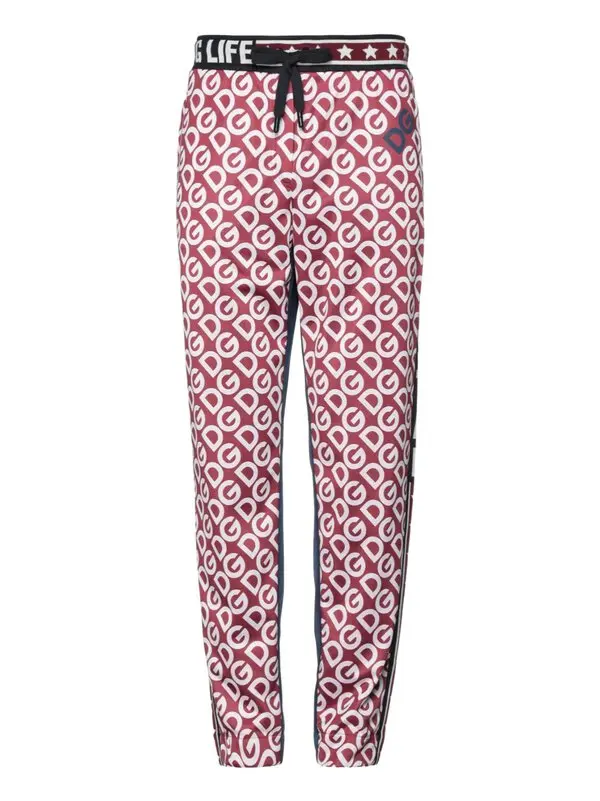 Dolce & Gabbana Color-block Casual Trousers - Pink