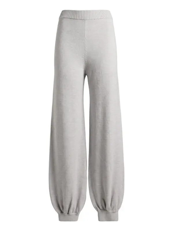 Max Mara Simple Wool Tapered Pants - Grey
