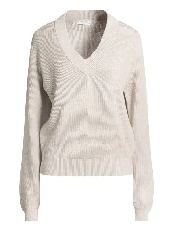 Brunello Cucinelli Long Sleeve Jumpers - Grey