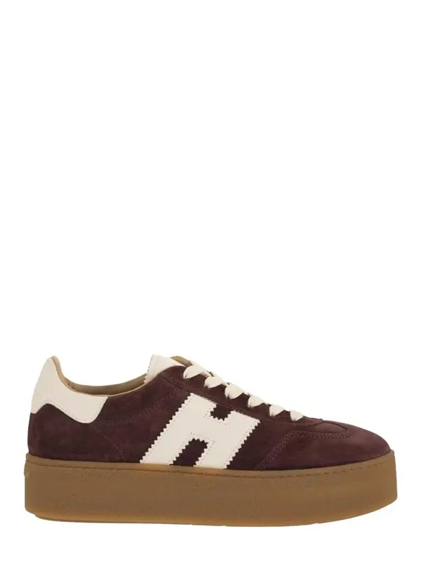 Hogan Lace-up Sneakers - Brown