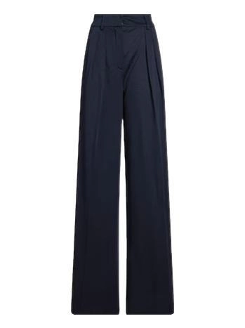 Max Mara Lightweight Wool Wideleg Trousers - Blue