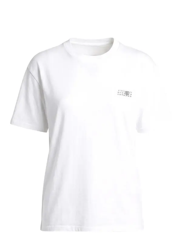 MAISON MARGIELA Simple Solid-color T-shirt - White