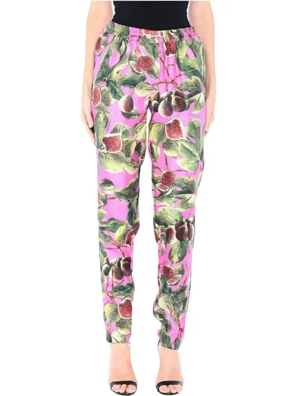 Dolce & Gabbana Dolce Gabbana Printed Straight-leg Pants - No