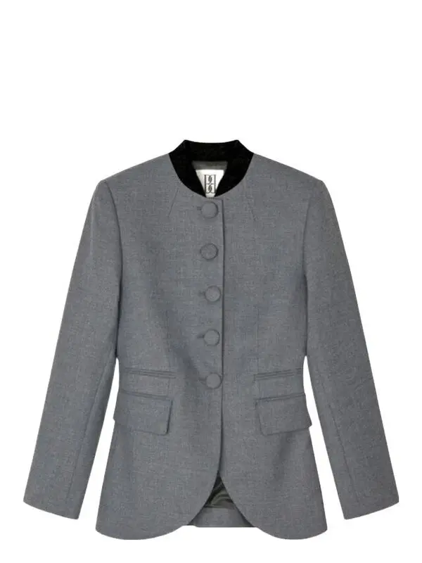 BY MALENE BIRGER Single-breasted Blazer - Dark Gray