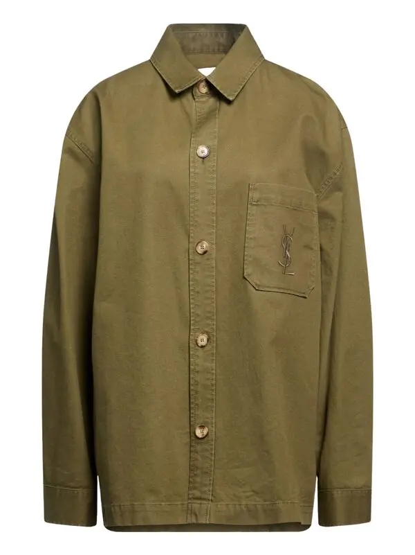 Saint Laurent Solid-color Shirt - Green
