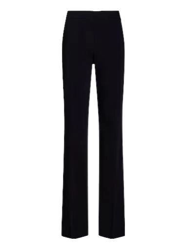 Max Mara Solidcolor Flareleg Trousers - Black