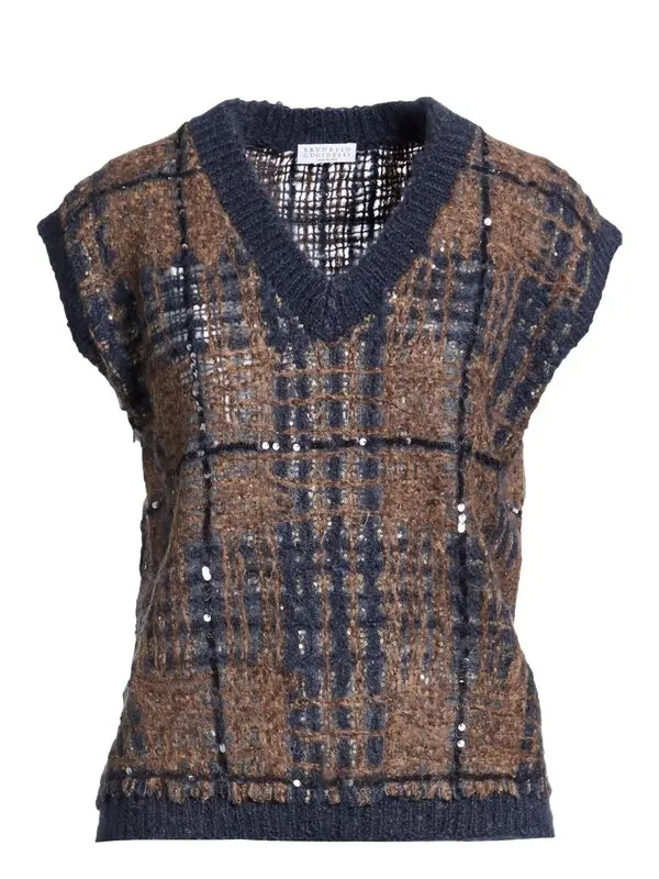 Brunello Cucinelli Sleeveless Jumpers - Black