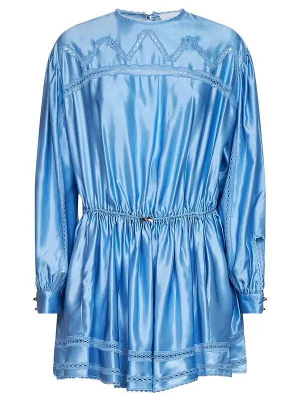 Rabanne Long-sleeved Dress - Blue